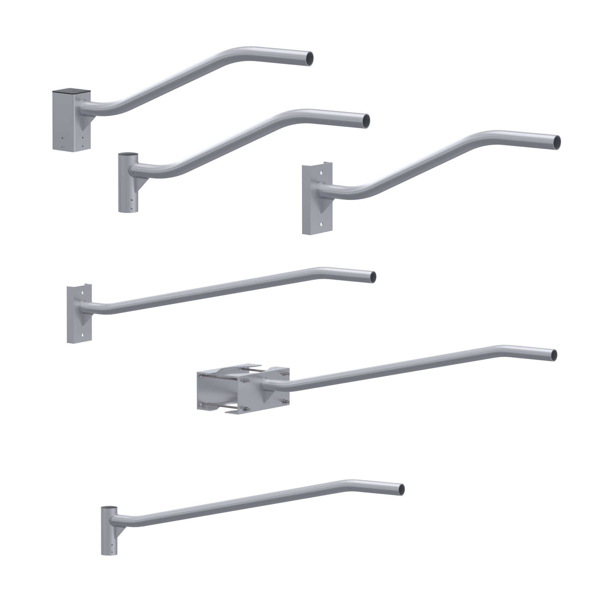 NAFCO® UPX-1 Single Arm Aluminum Upsweep Brackets – Wisconsin Lighting Lab, Inc. (WiLL)