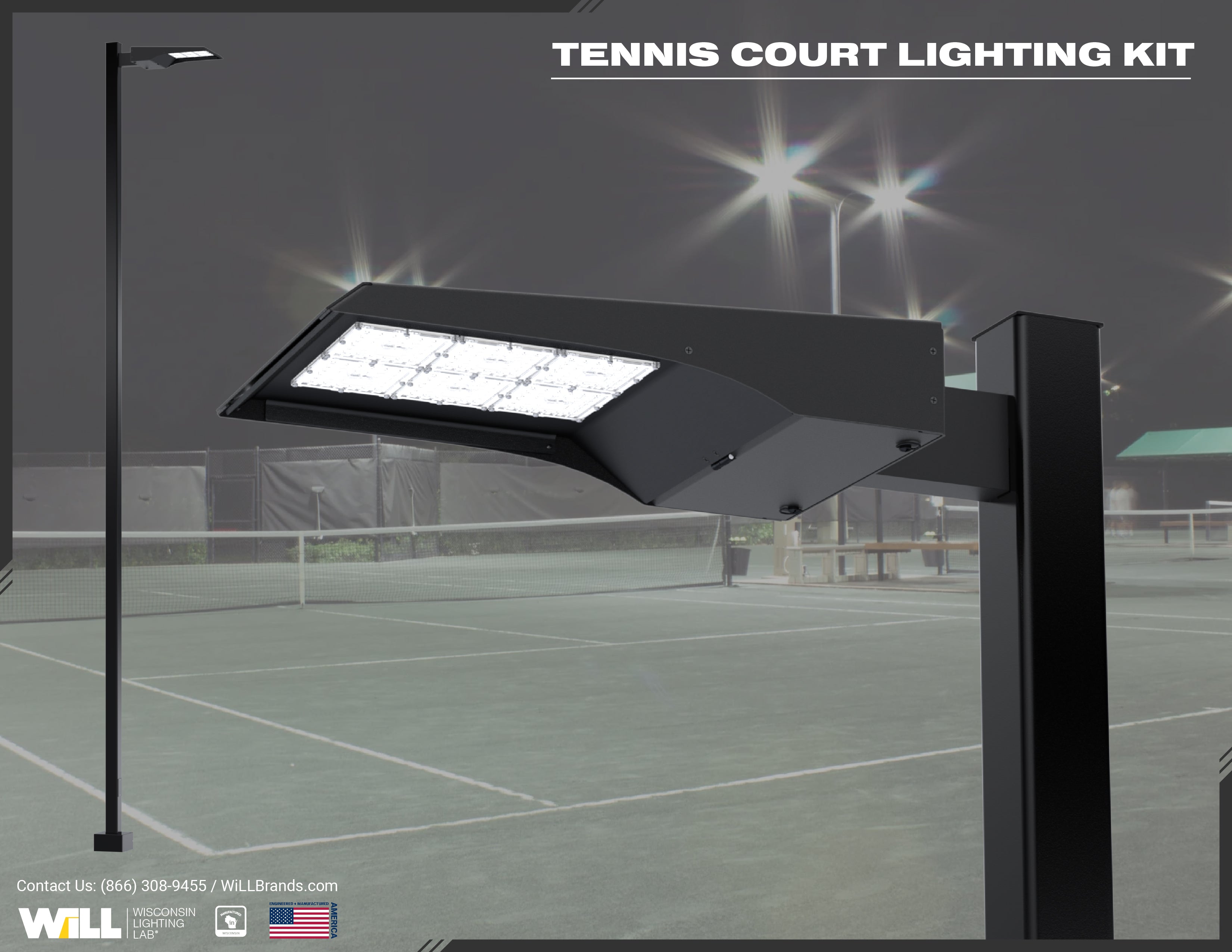 Tennis Court Lighting Kit – Wisconsin Lighting Lab, Inc. (WiLL)