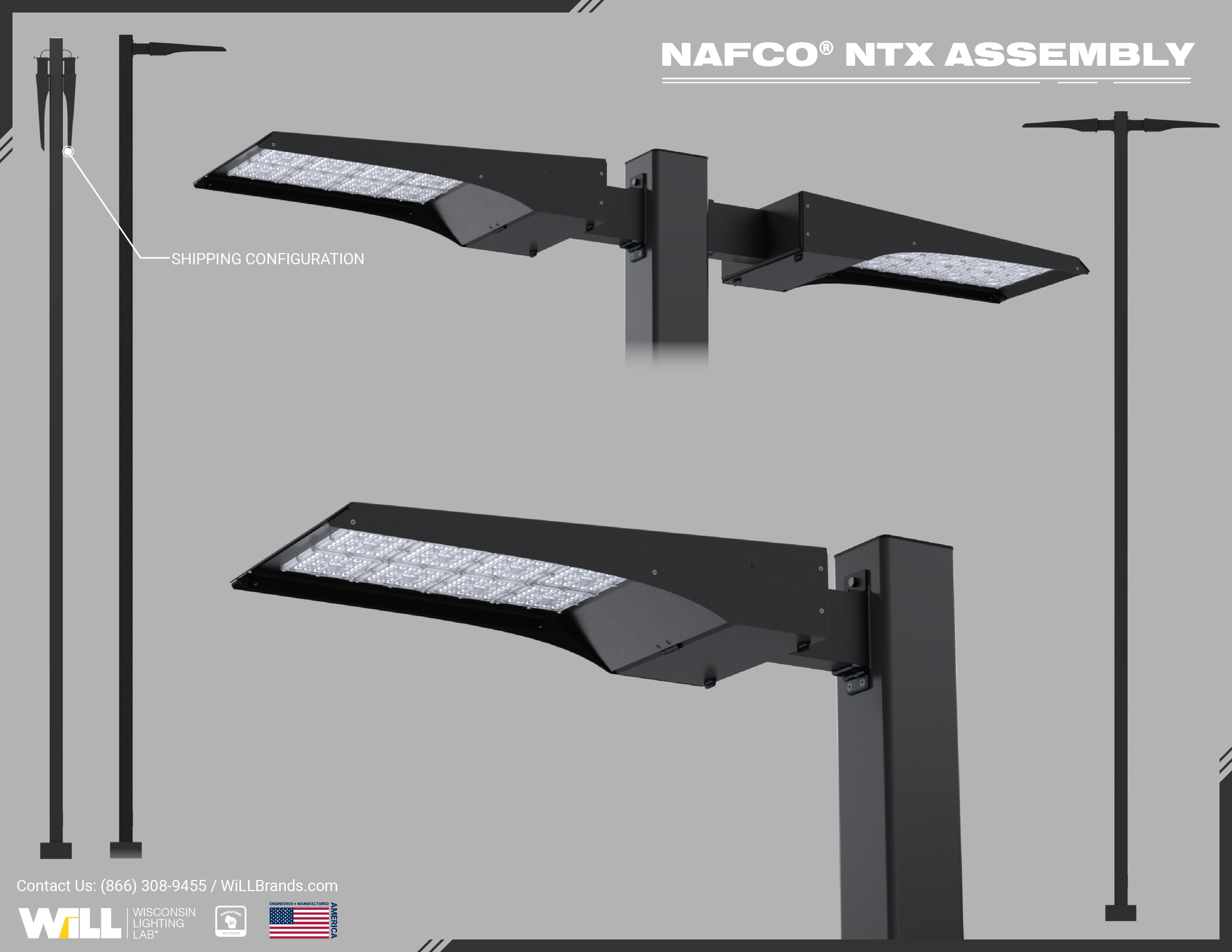 NTX & WiLLev™ Pedestal – Wisconsin Lighting Lab, Inc. (WiLL)