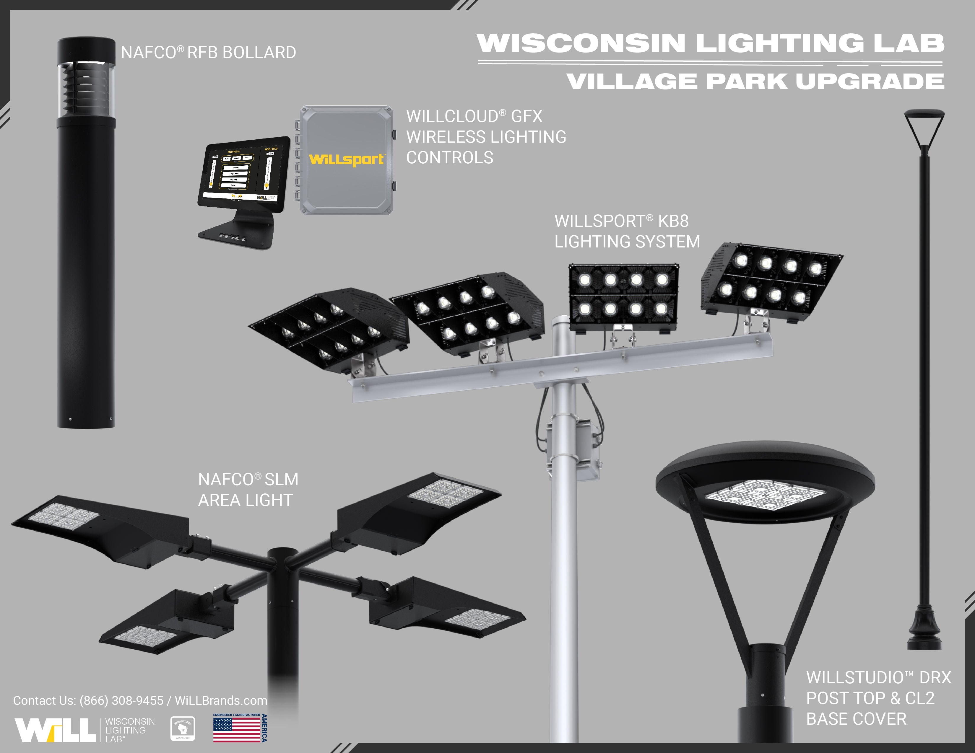 WiLL® Village Park Upgrade – Wisconsin Lighting Lab, Inc. (WiLL)