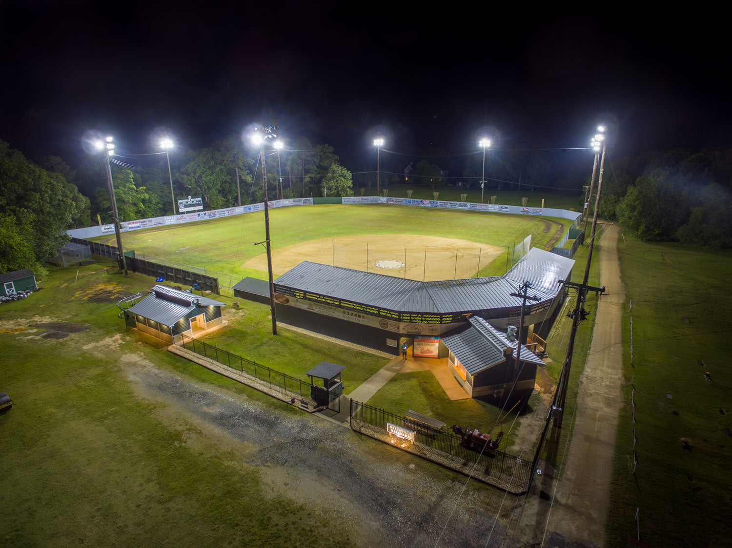 HSX Sportslighters - Virginia's Oldest All-Wooden Baseball Stadium | D ...