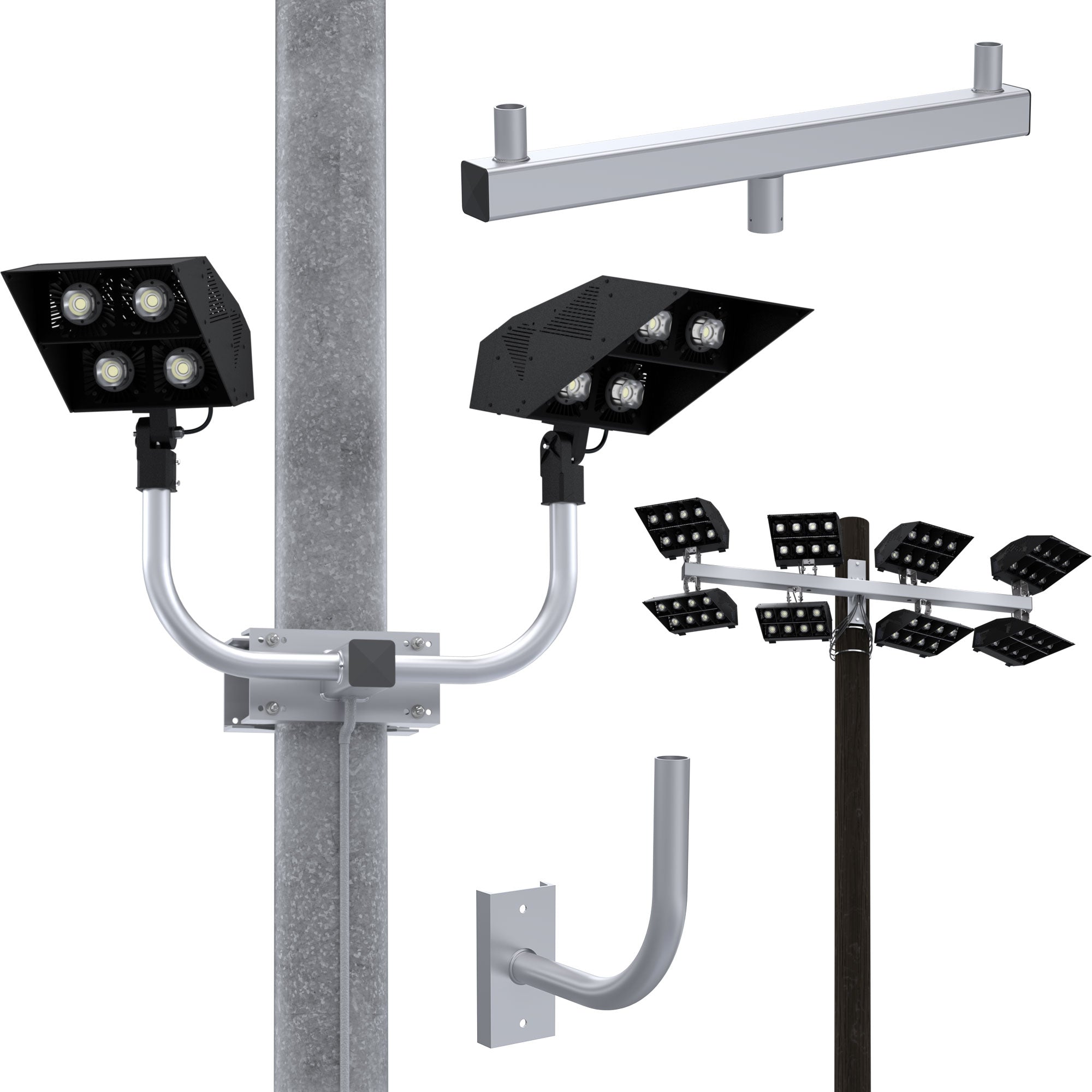 WiLLsport® Sports & Large Area Brackets & Arms – Wisconsin Lighting Lab ...