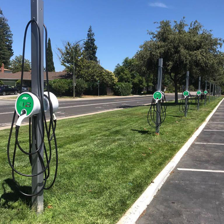 Direct Burial Aluminum Poles For Car Charging Station - Powerflex Syst ...