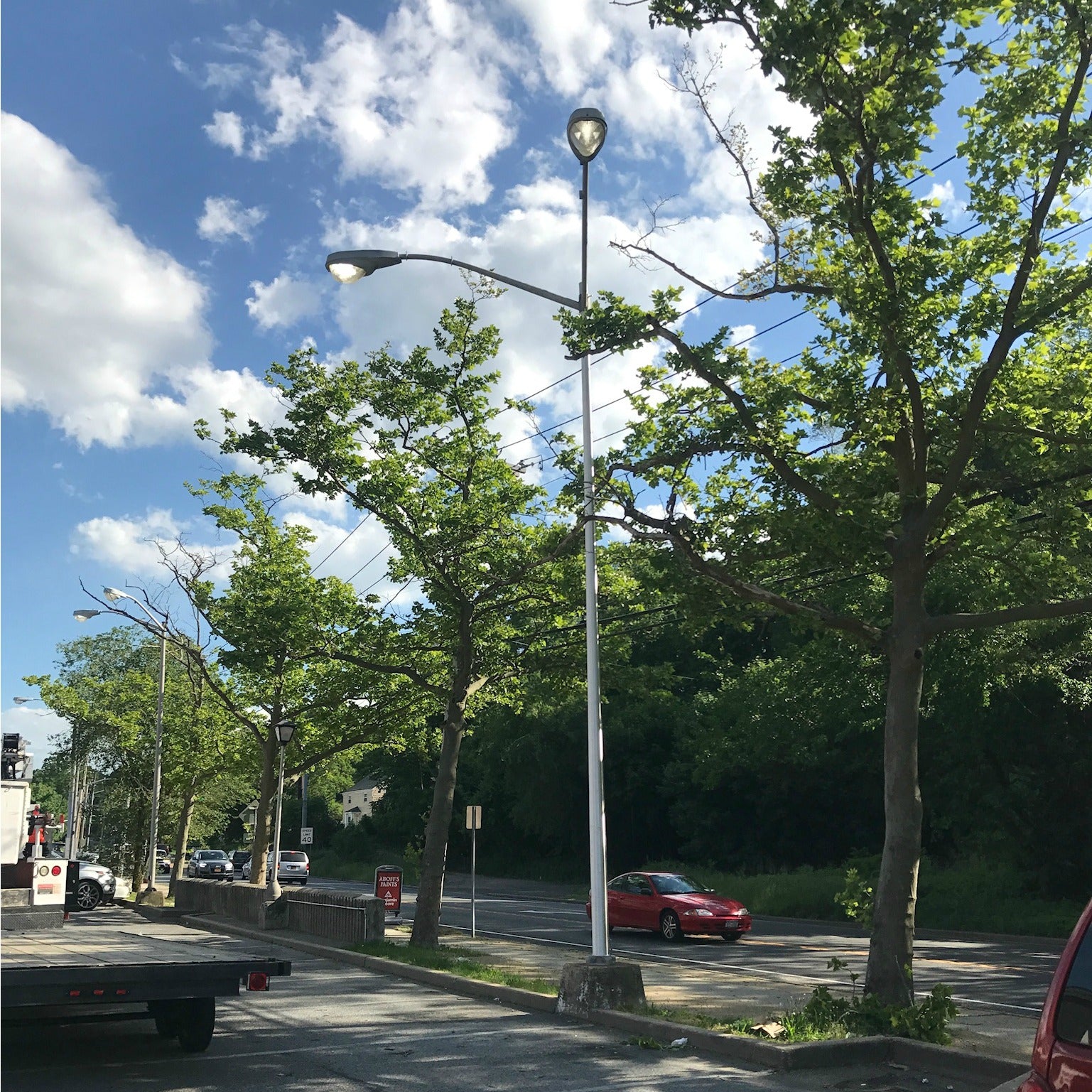 Huntington Station, New York - Round Tapered Aluminum Light Pole ...