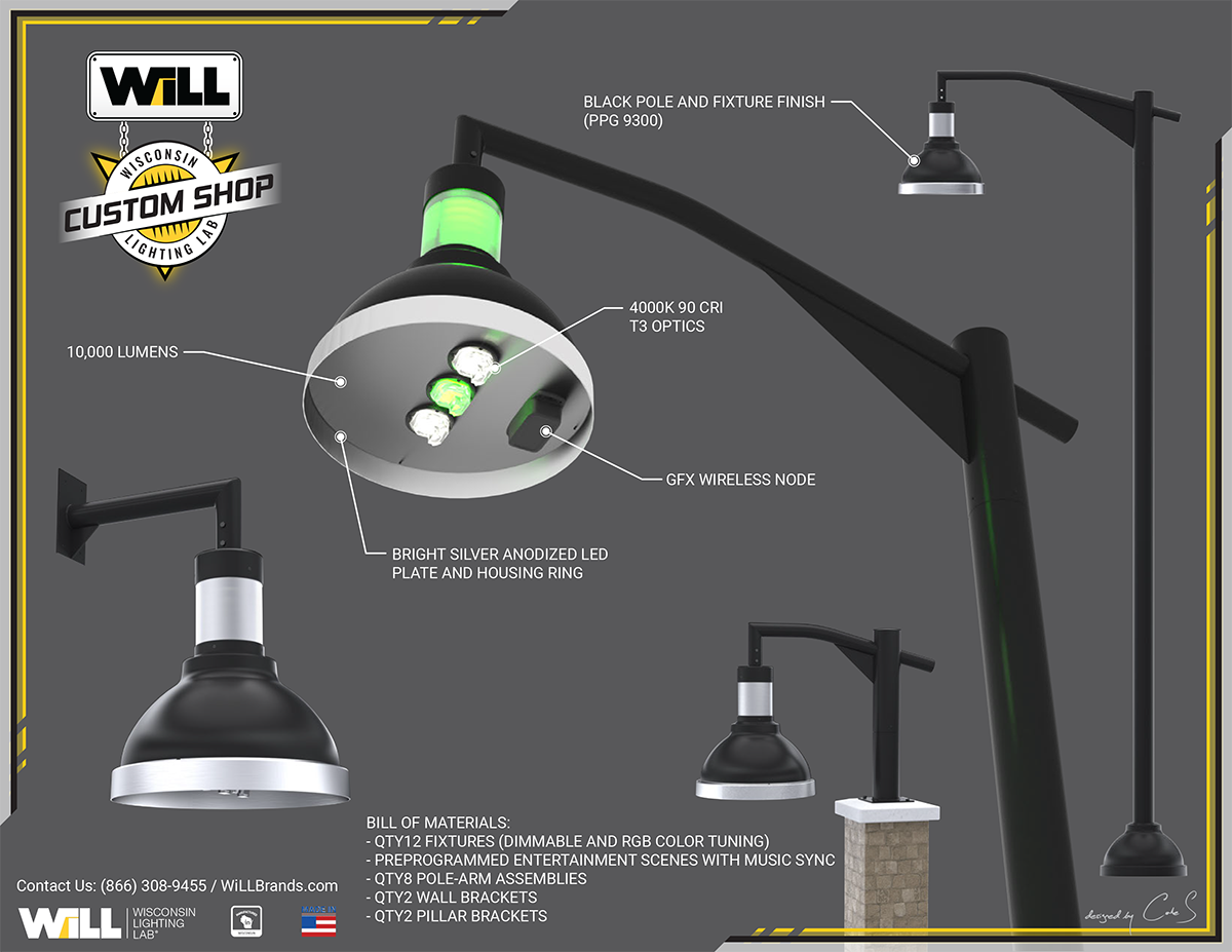 GVX for Custom Industrial Garage Project w/ Custom Arm Mount ...
